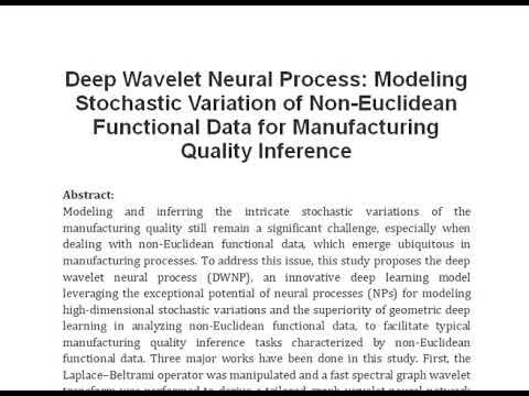 Deep Wavelet Neural Process Modeling Stochastic Variation of Non ...