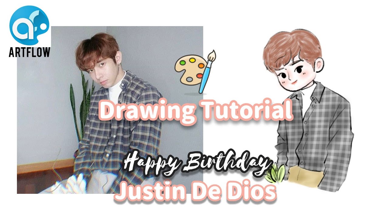 [Drawing Tutorial] SB19 Justin's Birthday Fanart || Lineart and ...
