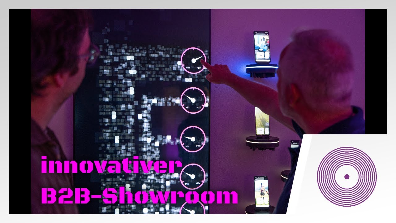 B2B Showroom präsentiert innovative Technologien 📶 Demonstratoren live ...