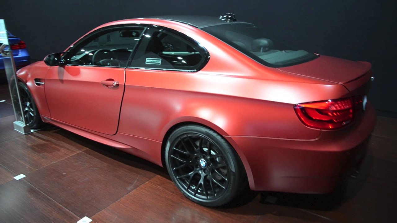 Frozen Red BMW M3 - YouTube