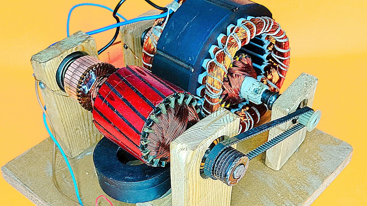 FREE CURRENT GENERATOR 3.5kw||free electric energy|FREE ELECTRIC ...