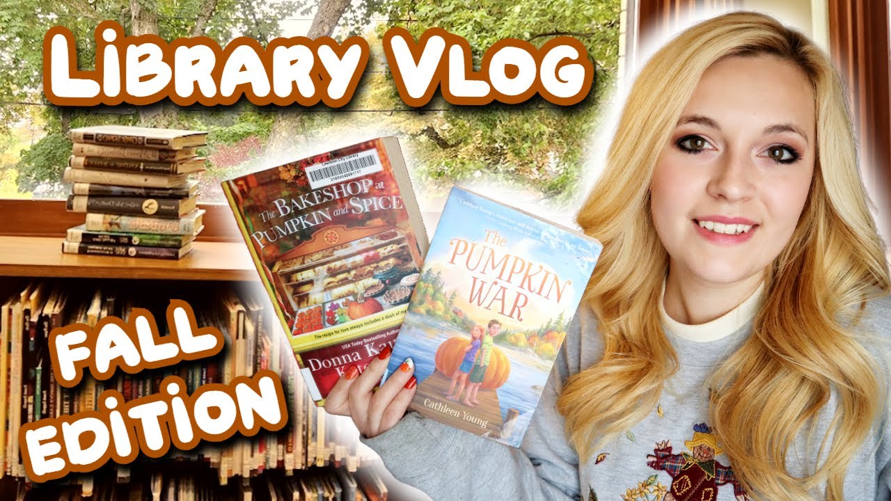 COME TO THE LIBRARY WITH ME 📙🍂 Fall Edition | Spooky-Cute and Autumnal ...