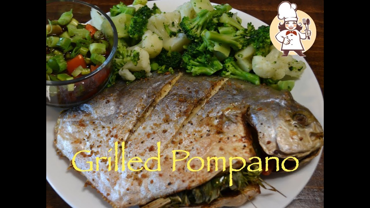 Grilled Pompano -- Happy Healthy Eating - YouTube