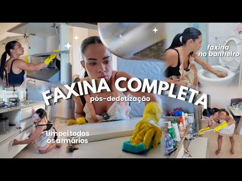FAXINA COMPLETA NO APARTAMENTO! | Motivação pra fazer faxina!