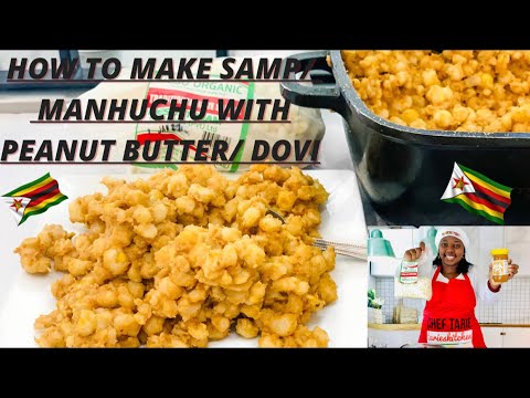 HOW TO MAKE SAMP/ MANHUCHU WITH PEANUT BUTTER/ DOVI - YouTube