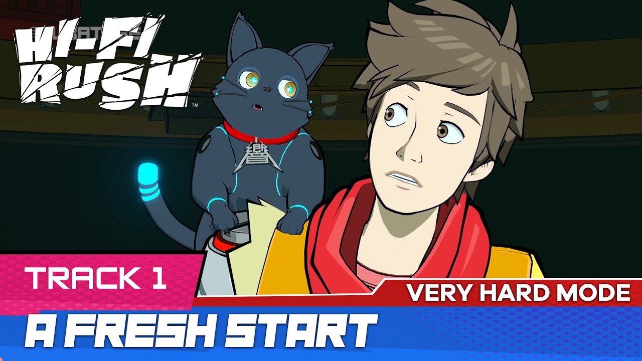 HI-FI RUSH Track 1: A Fresh Start (VERY HARD MODE) First 1 Hour ...