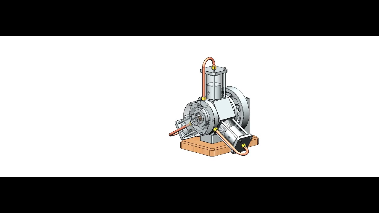 3 CYLINDER RADIAL STEAM ENGINE - 2 - YouTube