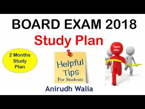Board exam 2018 || Study Tips || study plan || board exam tips || board ...
