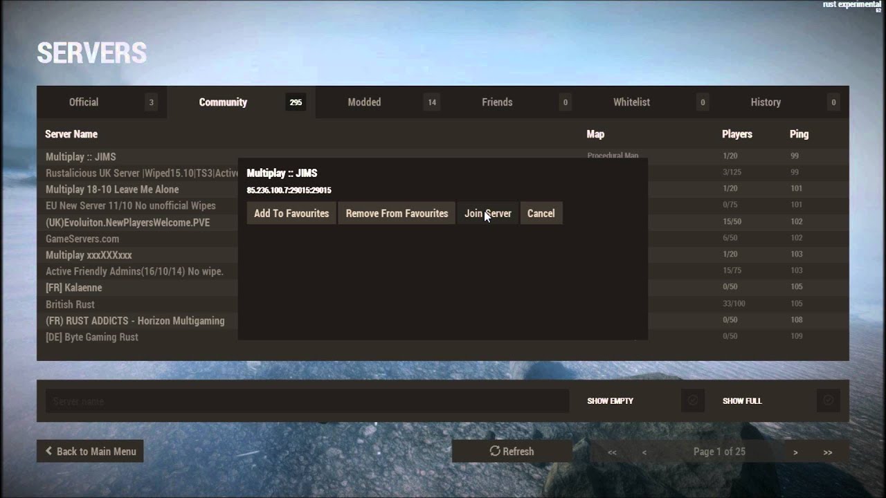 RUST RED SCREEN BUG - YouTube