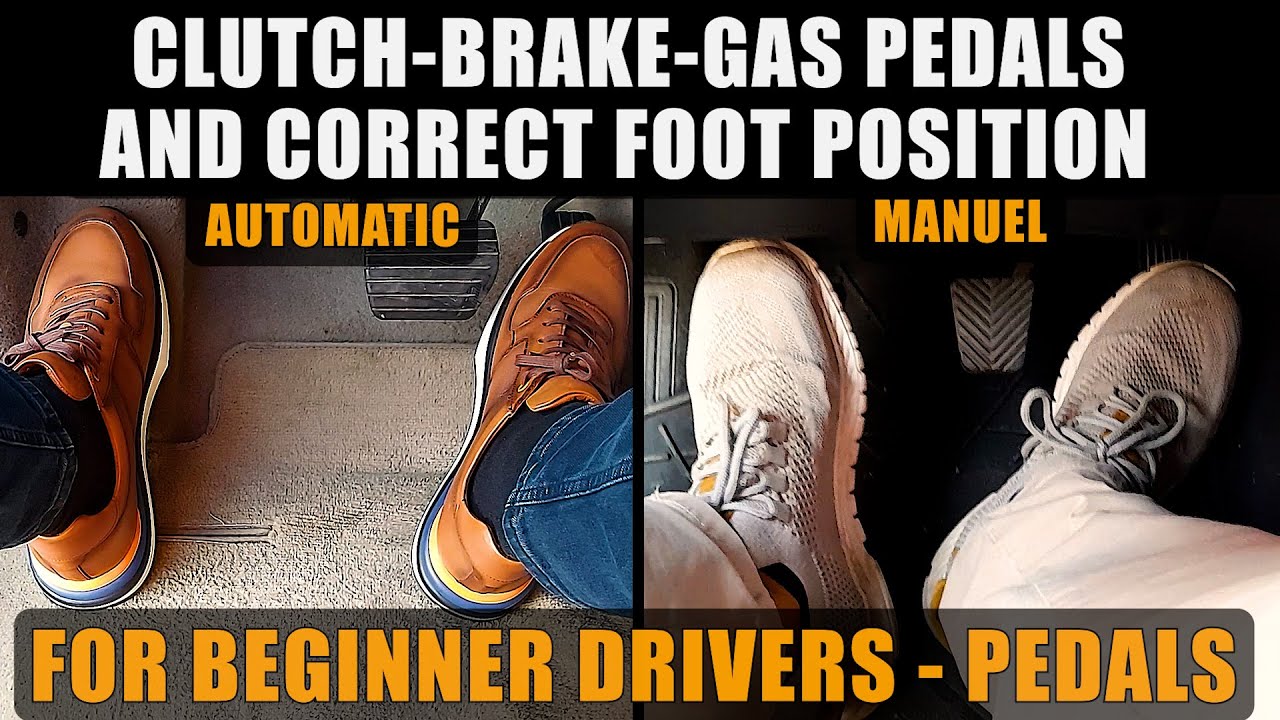 6 - Clutch - Brake - Gas Pedals and Correct Food Position / FOR ...