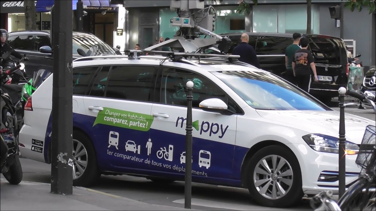 Street View car / Mappy in Paris streets / 27 april 2018 / 27 avril ...