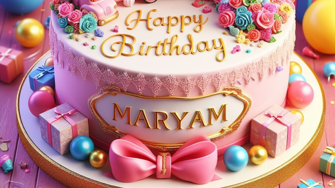 Maryam Happy Birthday to you | Maryam Birthday song - YouTube
