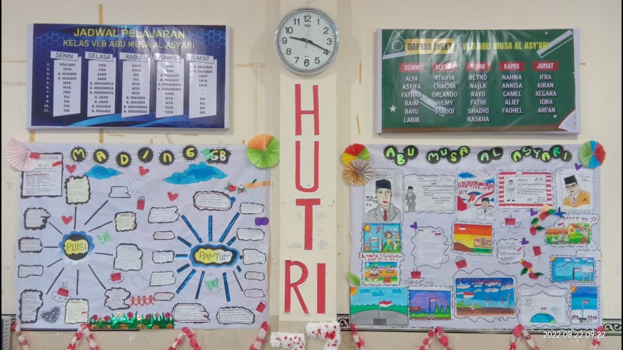 Lomba Mading_Menghias Kelas_77_HUT RI_18082022 - YouTube