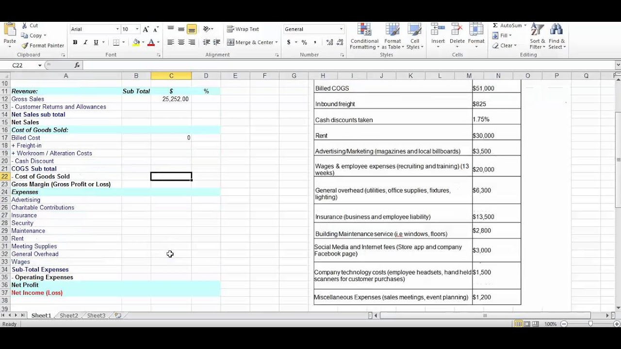 Merchandising Math W1A3 - YouTube