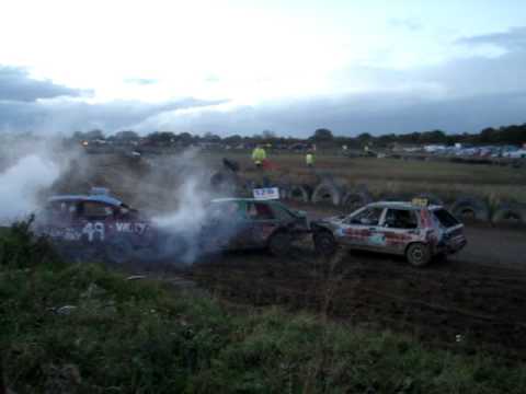brampton raceway 1800cc bangers topbird25 gemma jones - YouTube