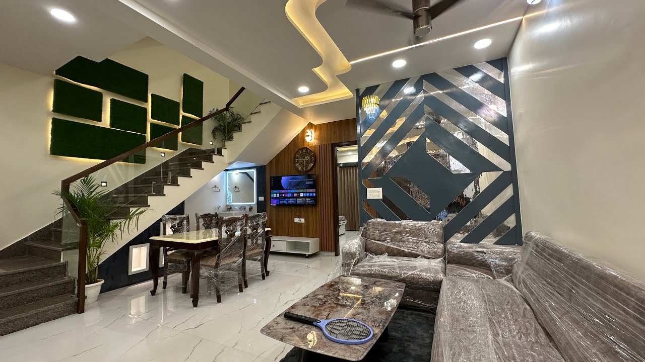 Inside Tour Of 150 Gaj 4 BHK Premium House With Beautiful Interior Work ...