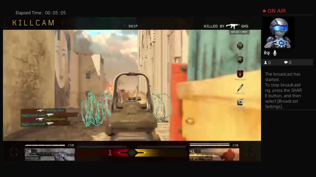 My first COD stream - YouTube