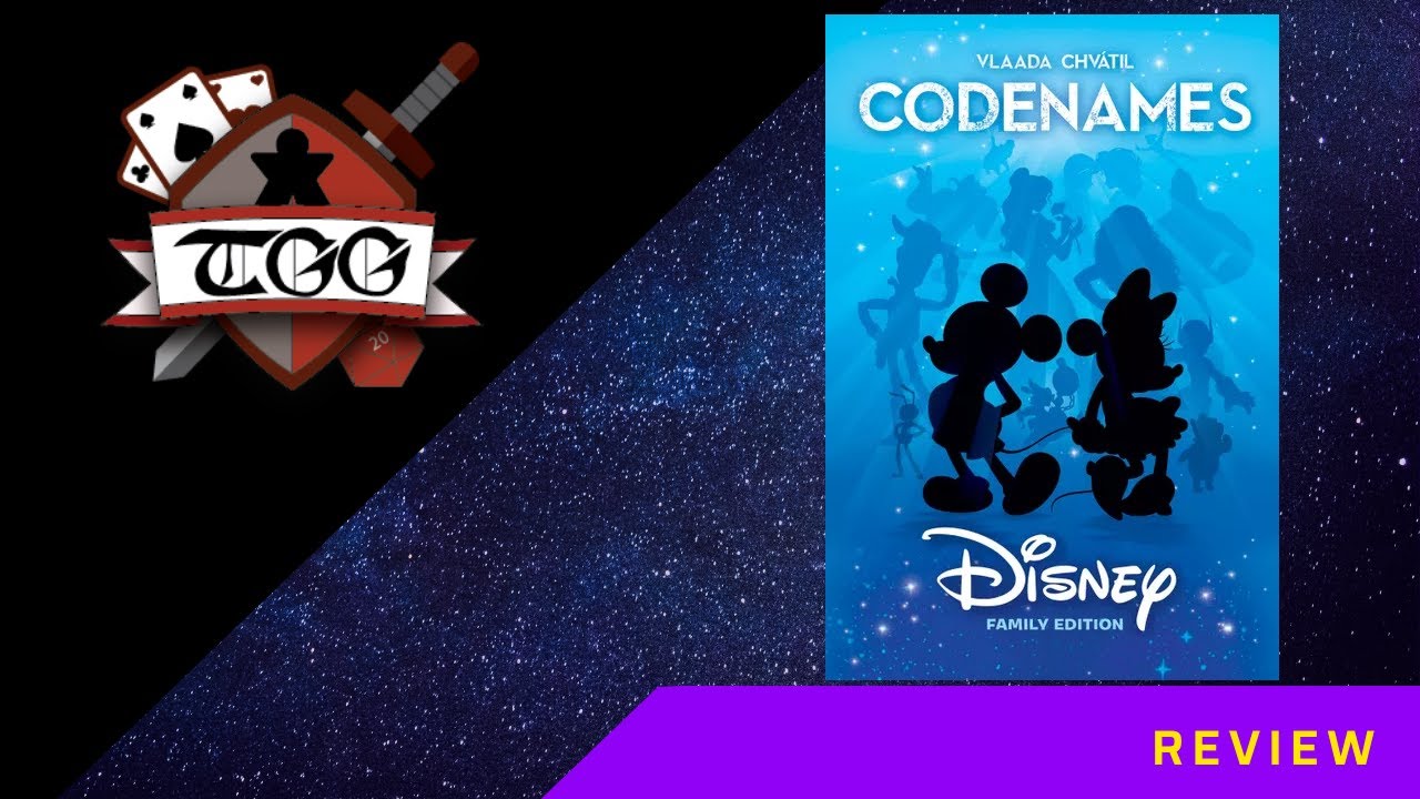 Codenames Disney Family Edition Board Game Review - YouTube