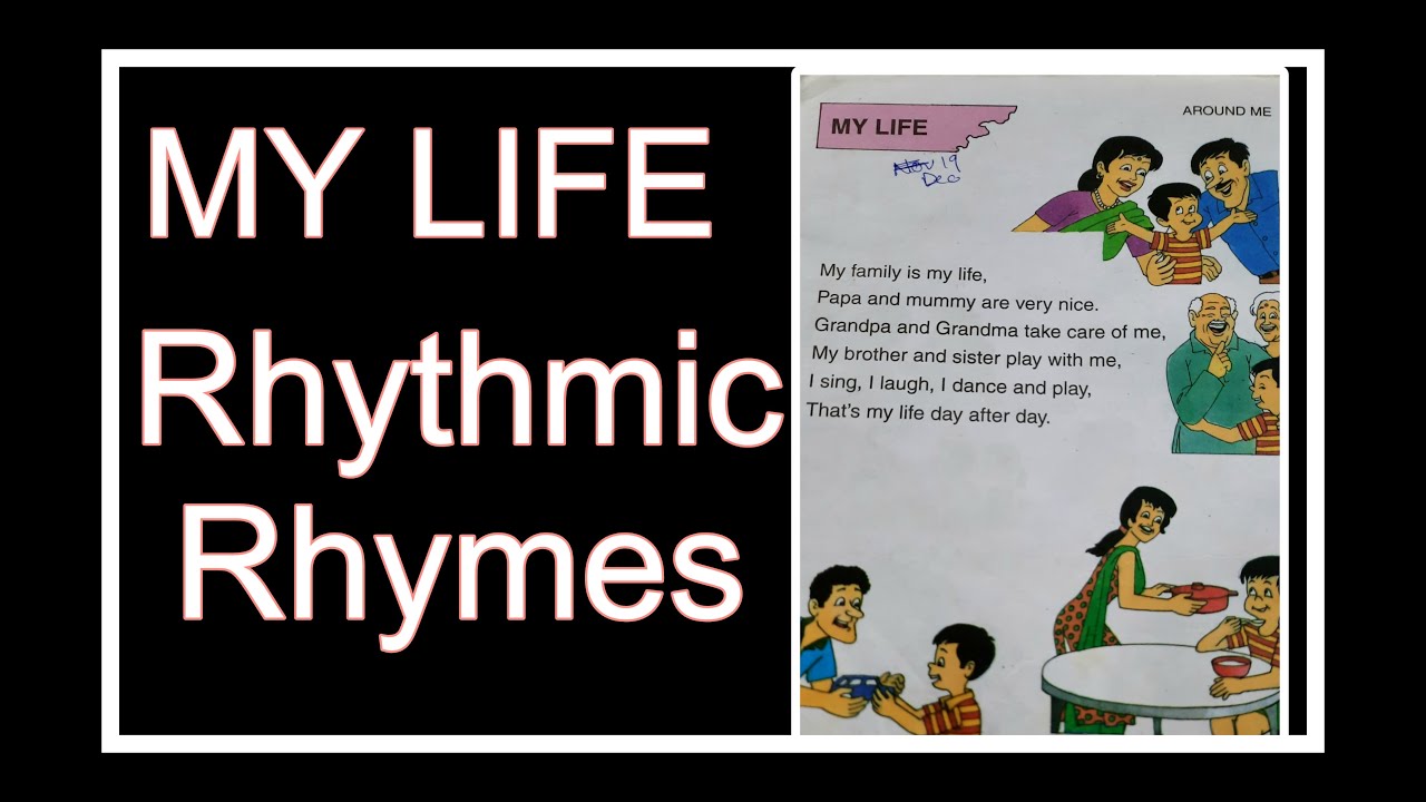 MY LIFE | DAV SCHOOL RHYMES|LKG RHYMES |UKG RHYMES | MY FAMILY # ...