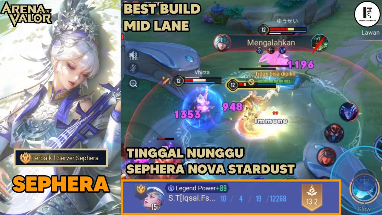 Top 1 Sephera Gameplay | Sephera NoVa nya rilis tanggal 18 oktober guys ...