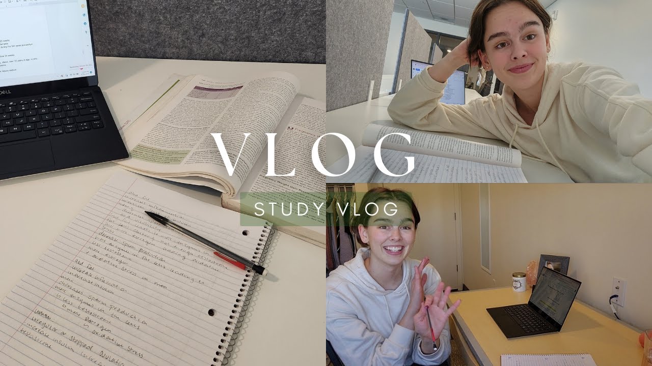 Study Vlog | Mid Term Prep, Study Tips, and chats:) - YouTube