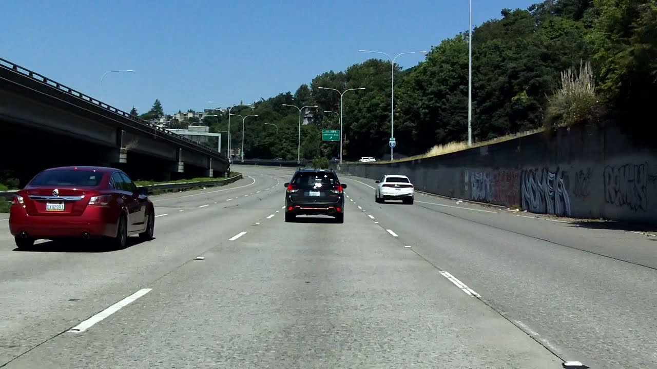 Interstate 5 - Washington (Exits 163 to 173) northbound (Express Lanes ...