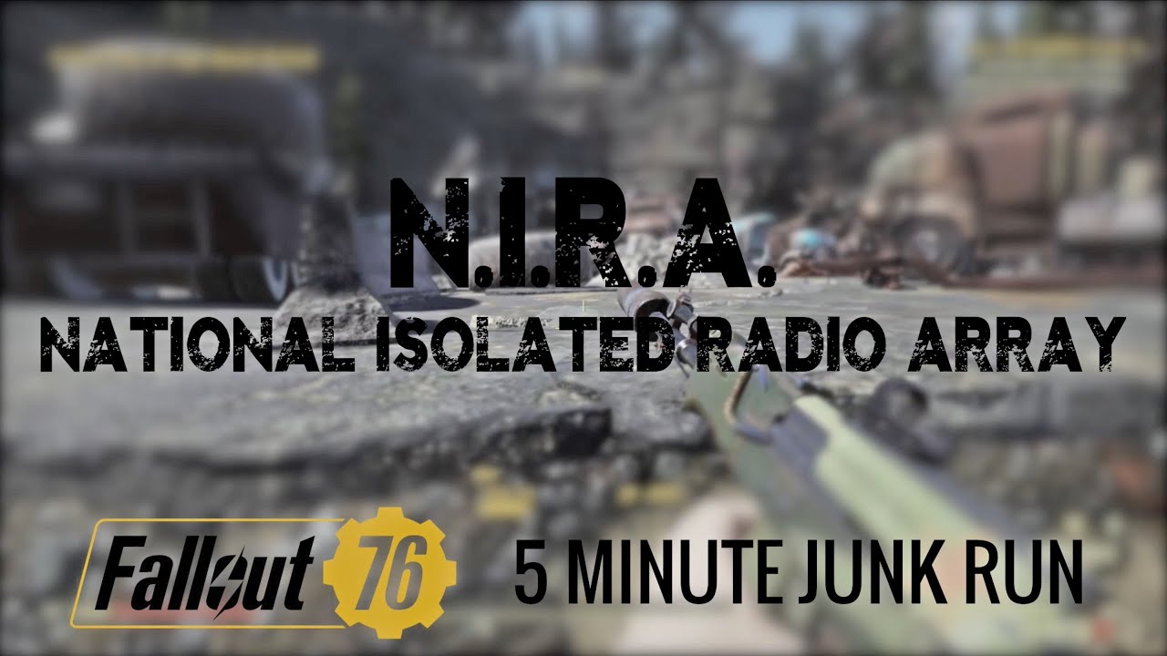 Fallout 76 Junk Run: National Isolated Radio Array - YouTube