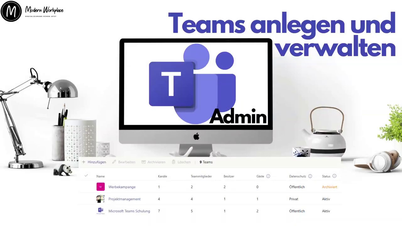 Teams im Admin Center erstellen und bearbeiten | Teams Admin ...
