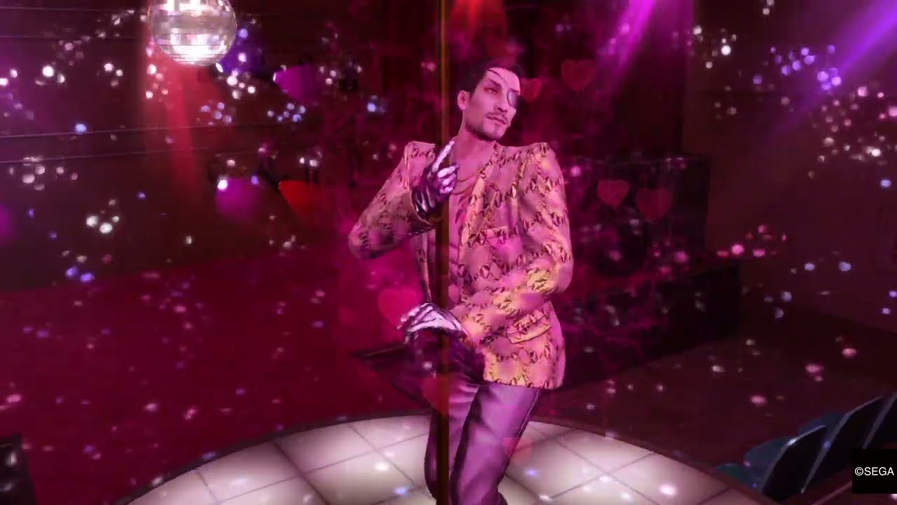 YAKUZA KIWAMI- Majima Strip Club Dance - YouTube