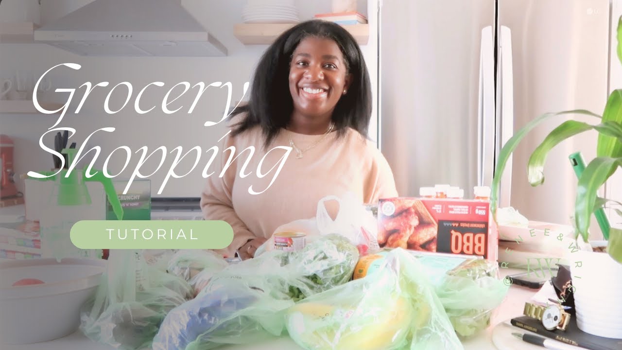 Household budgeting and Healthy grocery haul | Renee & Wright - YouTube