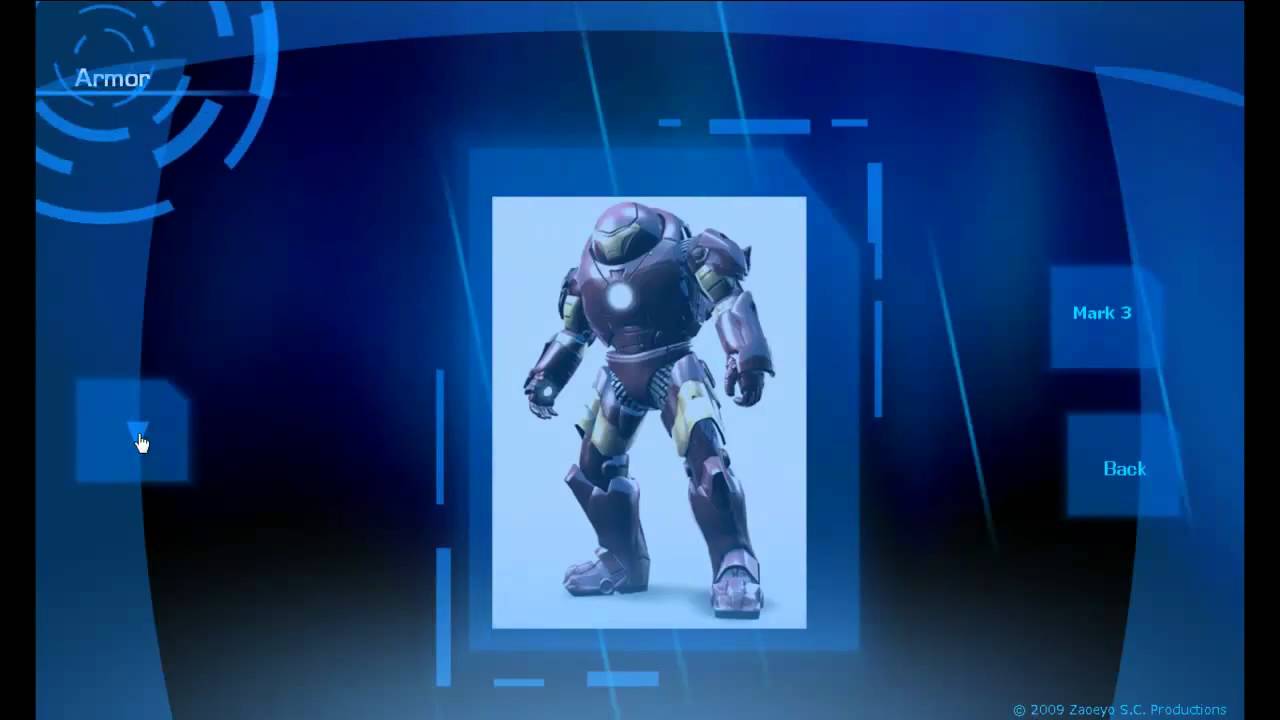 "Iron Man" User Interface made by PowerPoint 2003 - YouTube