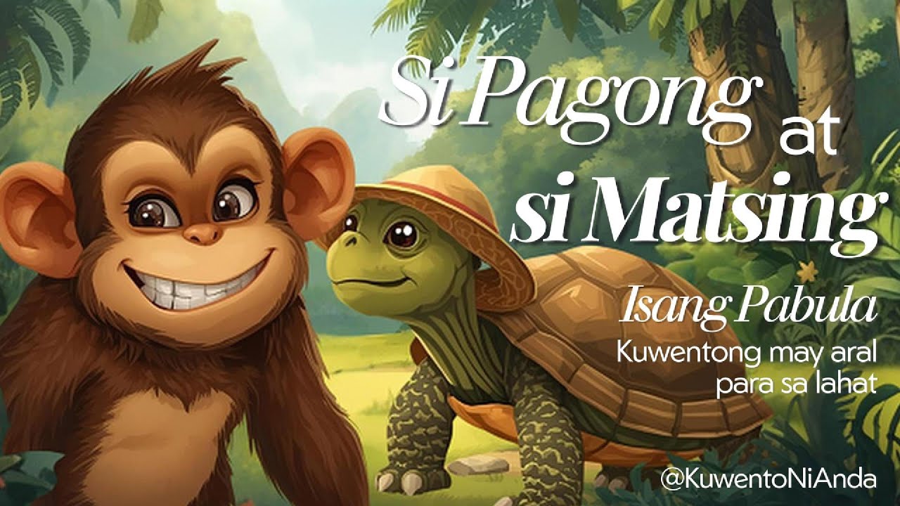Si Pagong at si Matsing || Pabula || Kuwentong may Aral || Tagalog with ...