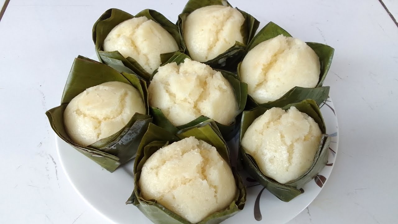 Ternyata Mudah Banget Bikinnya, Kue Apem Takir Daun Pisang, Jajanan ...