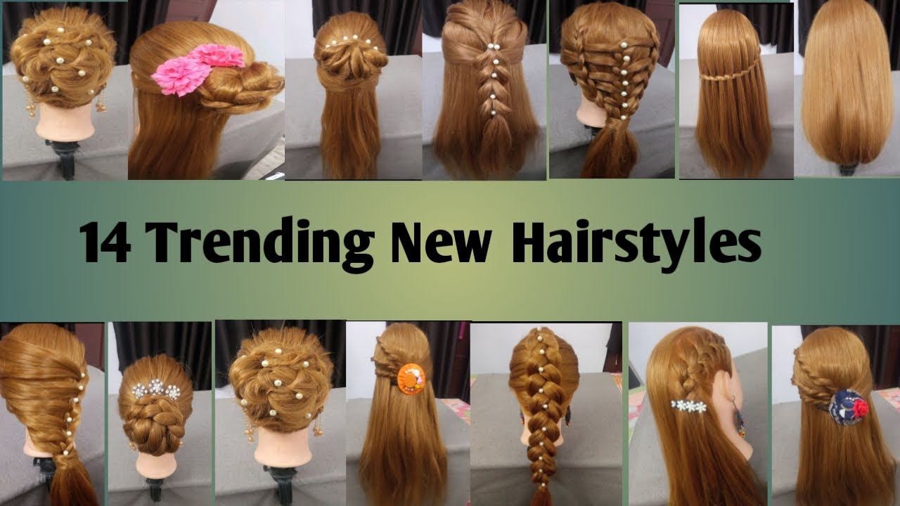 14 Trending New Hairstyles For girls..☺😇🥰 - YouTube