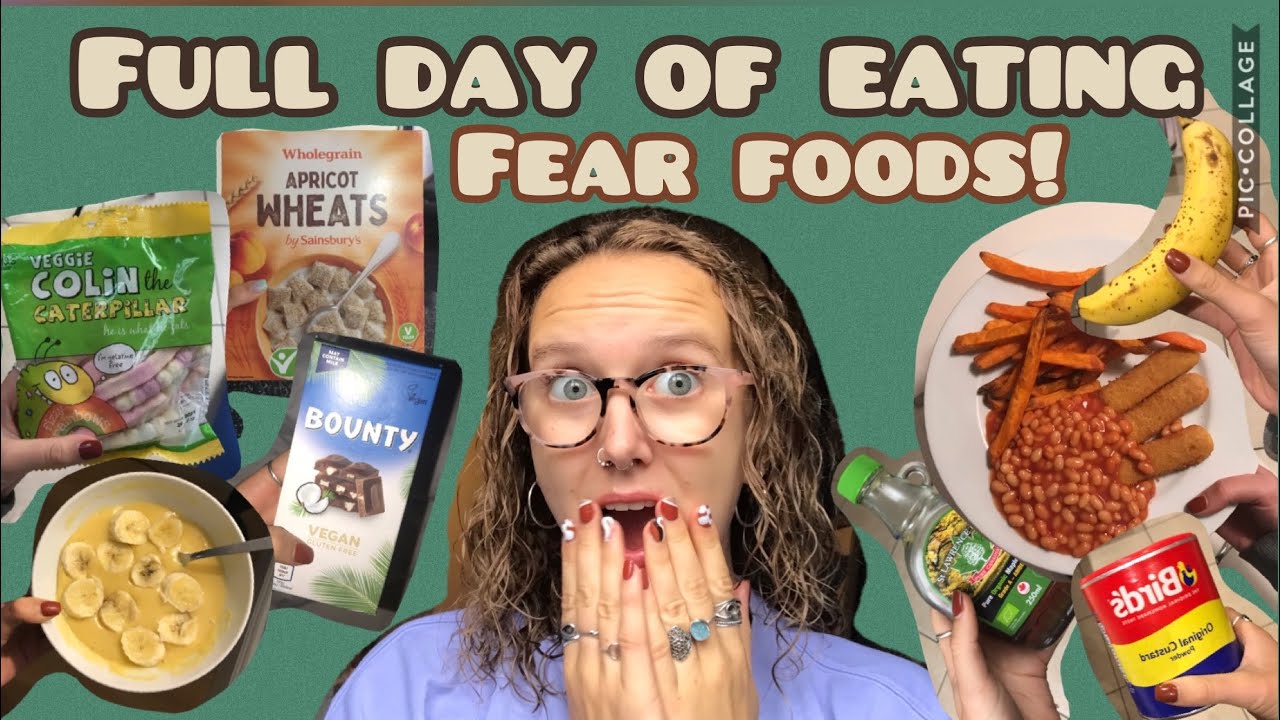 A FULL DAY OF EATING FEAR FOODS || ED RECOVERY - YouTube