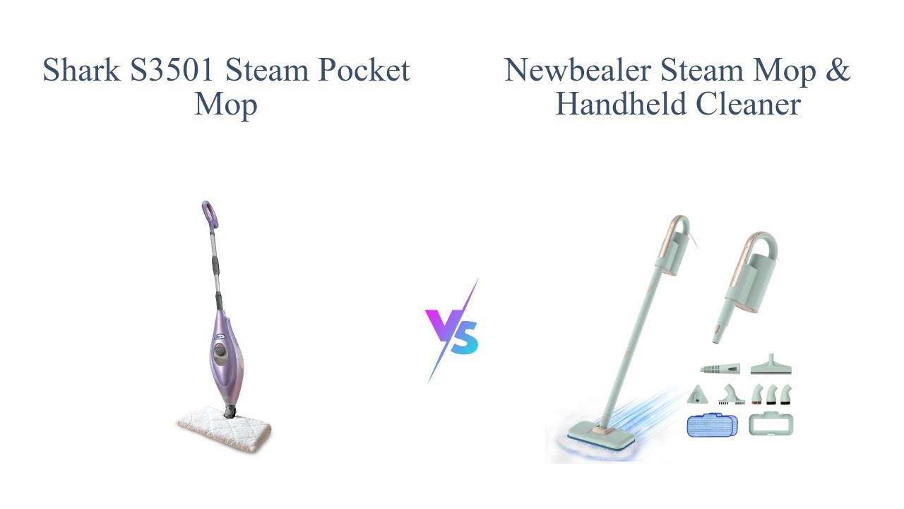 Shark S3501 vs Newbealer Steam Mop | Comparison & Review 🔥 - YouTube