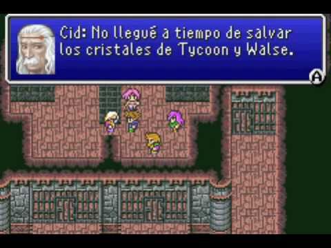 FF5 - Español (Parte 15 - Cid y la Nave Tragafuego) - YouTube