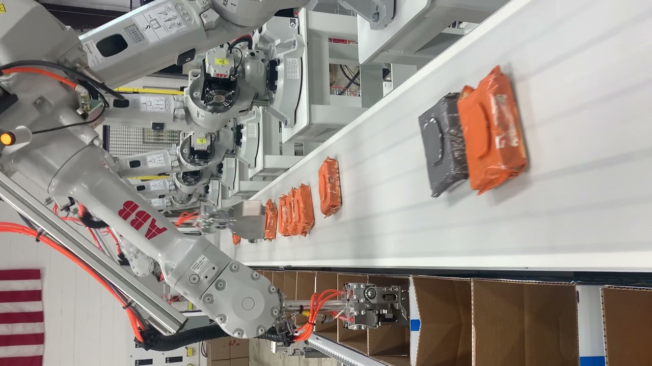 Case Packer Video Low Angle - YouTube