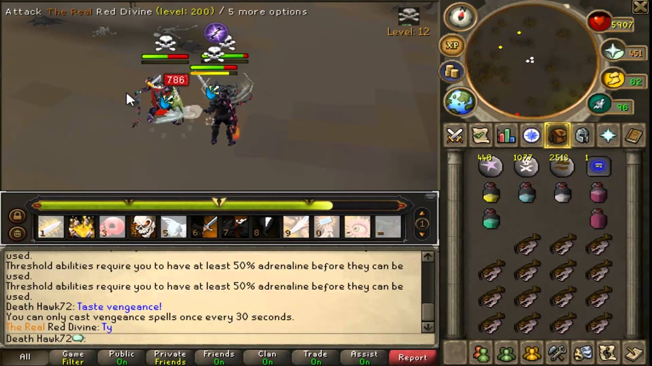 RUNESCAPE COMBAT BETA! MULTI-PKING!! 2V1 PWNAGE!CHAOTIC MAUL! NEW KILN ...