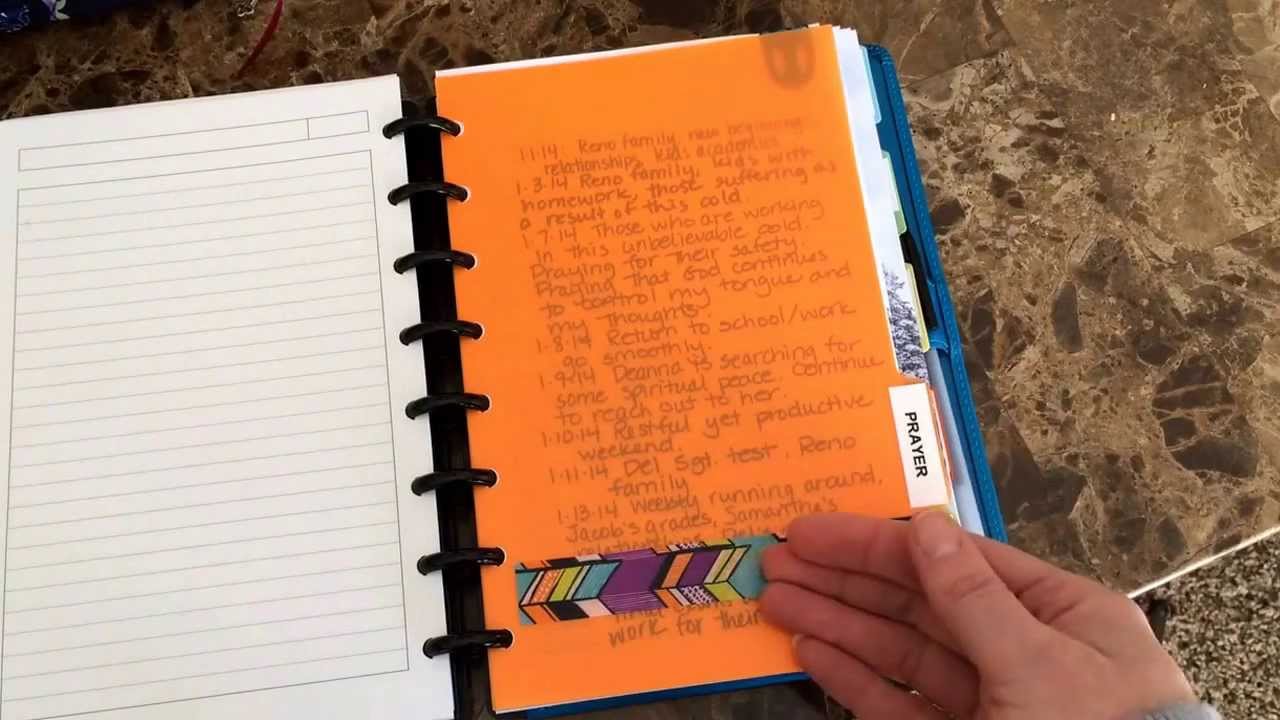 My Bible Study Planner set up - YouTube