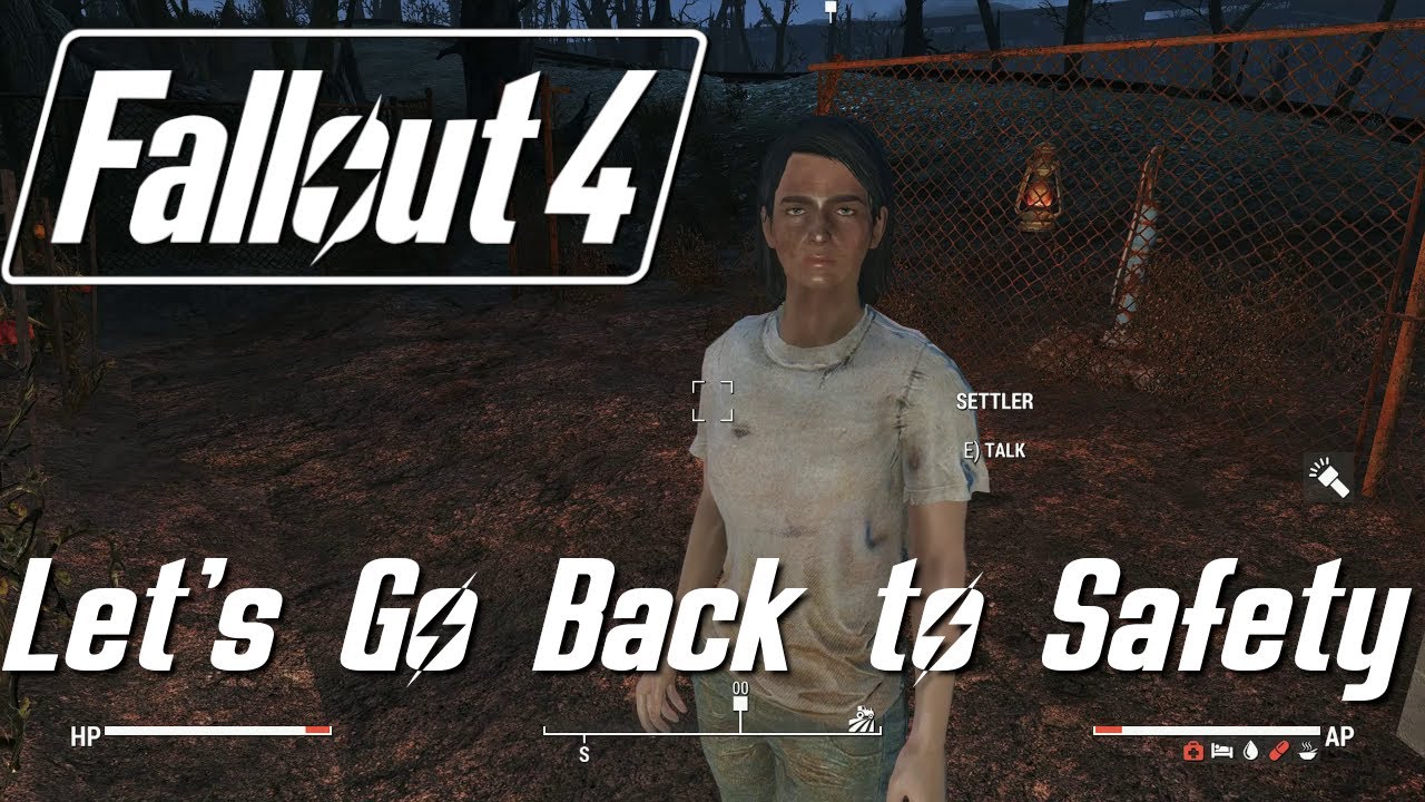 Going Back to Safety - Survival - Let's Play Fallout 4 Ep.12 - YouTube
