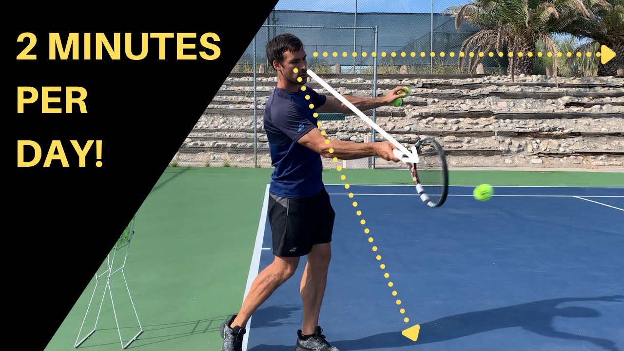 2 SIMPLE DRILLS To Massively Improve Forehand & Backhand CONSISTENCY ...
