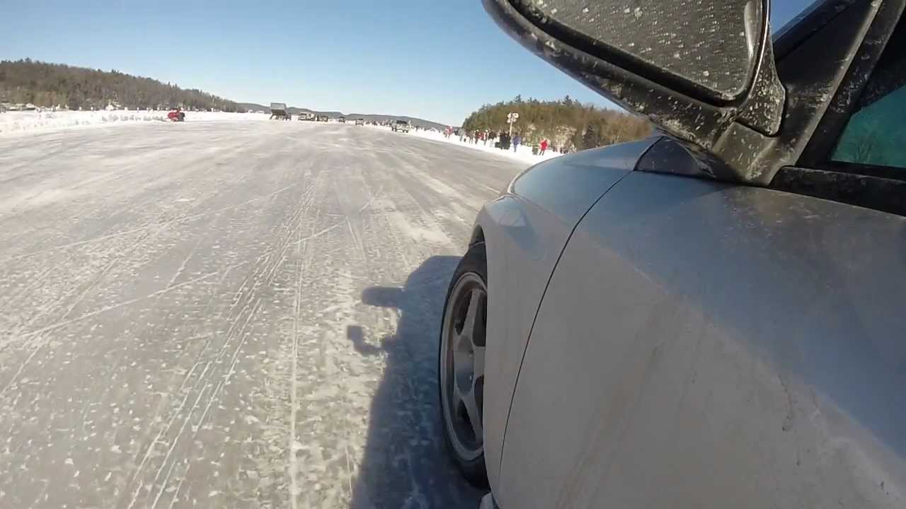 Ice Racing: Lake Champlain, Vermont - YouTube