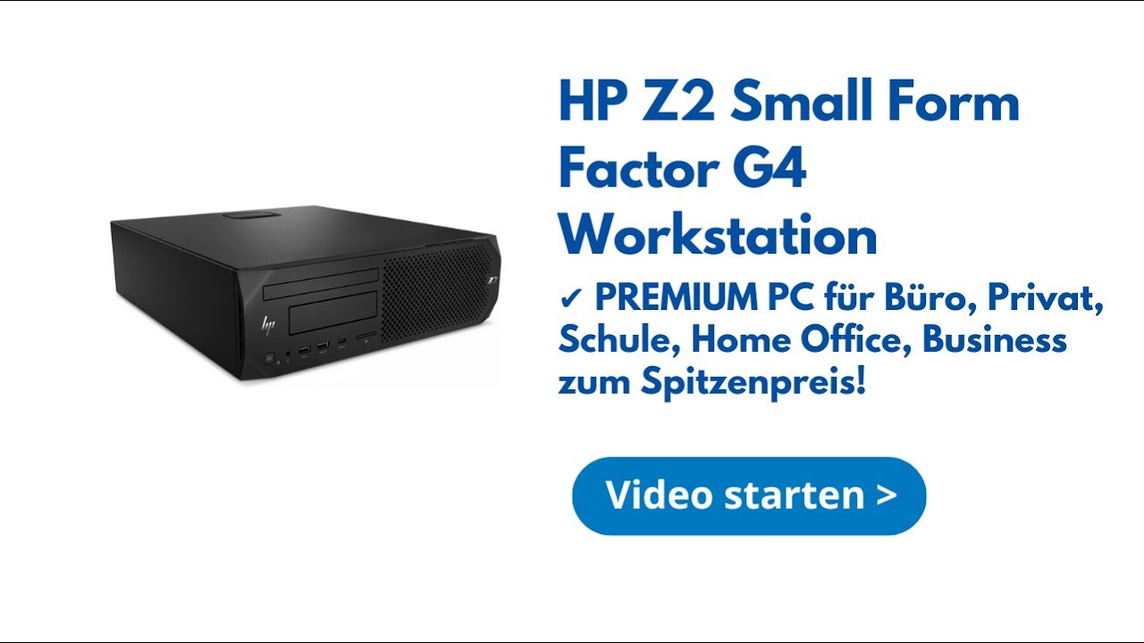 HP Z2 Small Form Factor G4 Workstation - YouTube