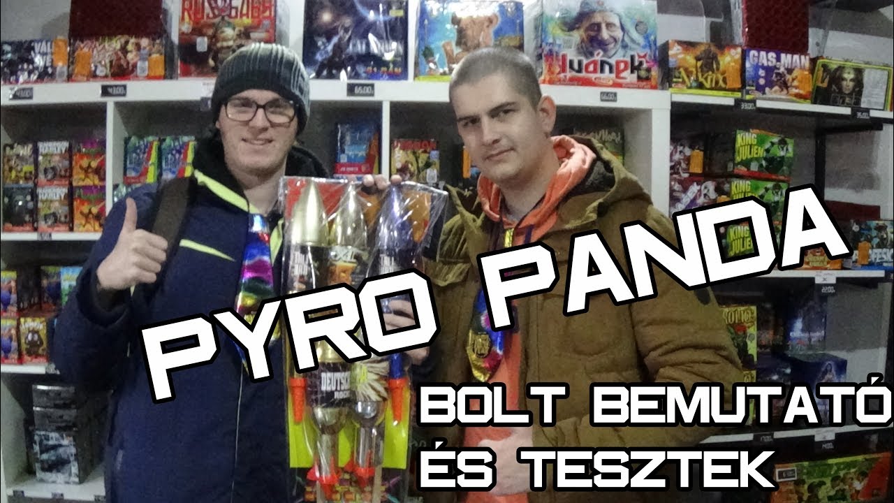 Szlovák Pyro Panda Bolt Bemutató + Tesztek - YouTube