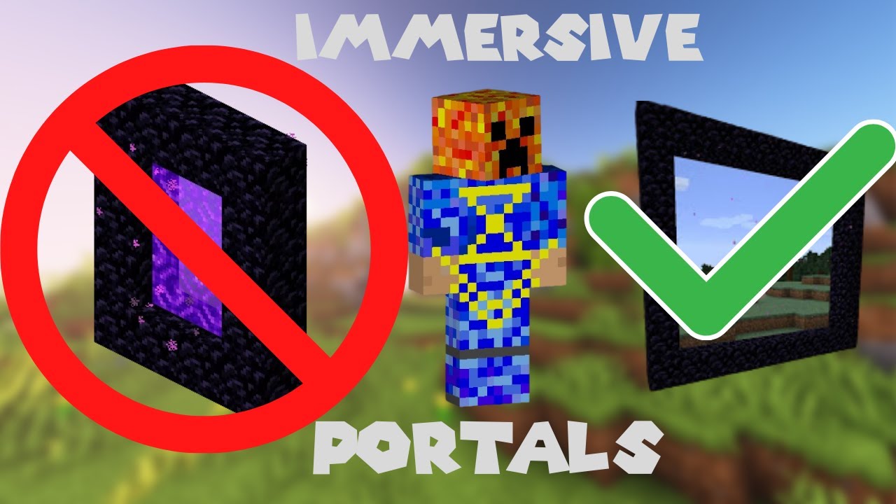 The Immersive Portals Mod In Minecraft - YouTube