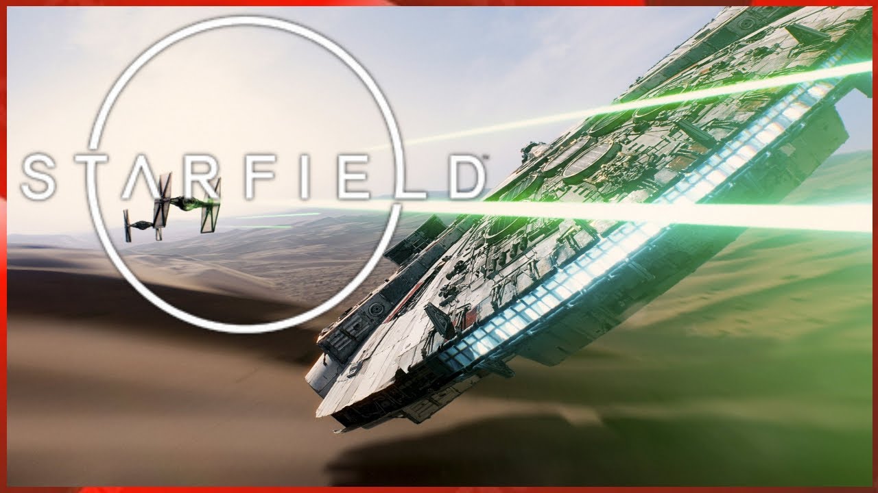 Star Wars Millennium Falcon Ship | Starfield Mod ᴴᴰ - YouTube