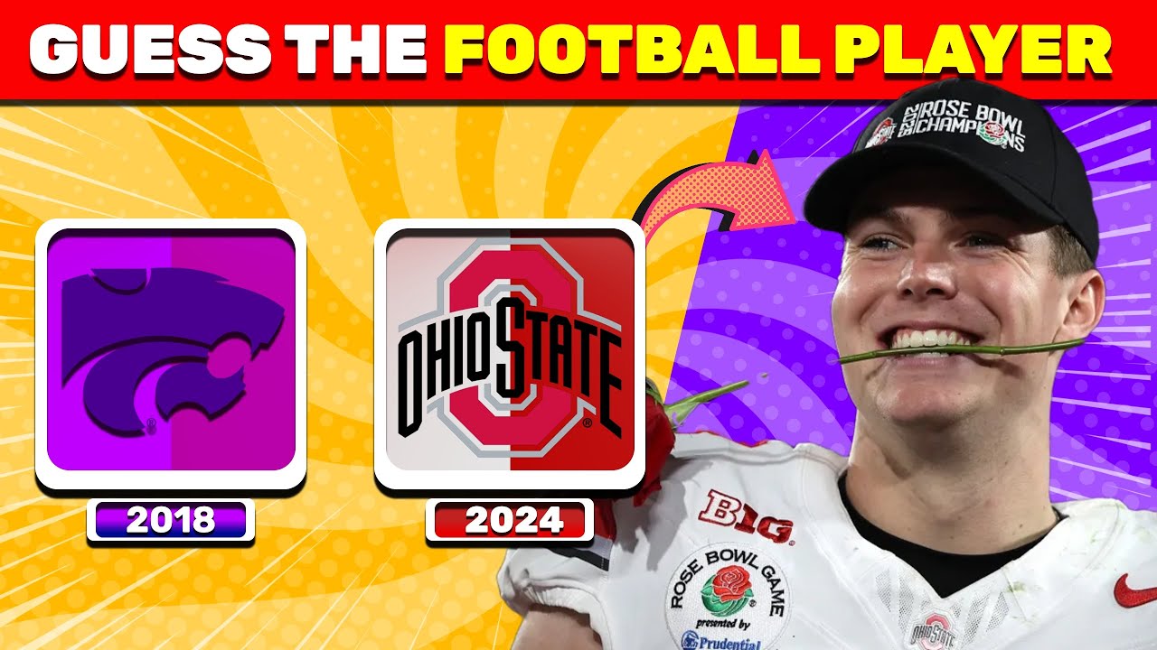 GUESS THE COLLEGE FOOTBALL PLAYER BY THEIR TRADES 🏈 | NCAAF TRIVIA QUIZ ...