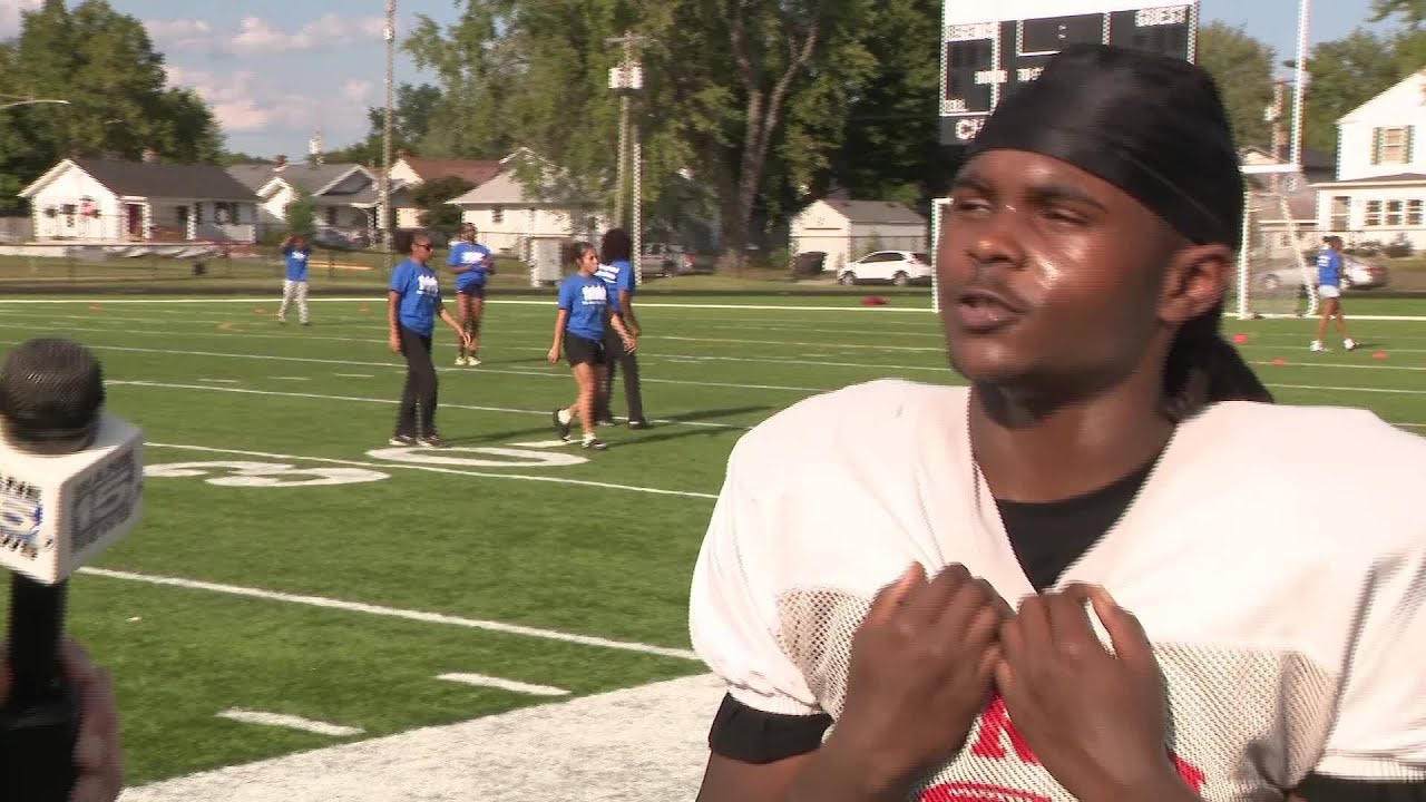 Jalen Jackson full interview at North Side Legends football practice on ...