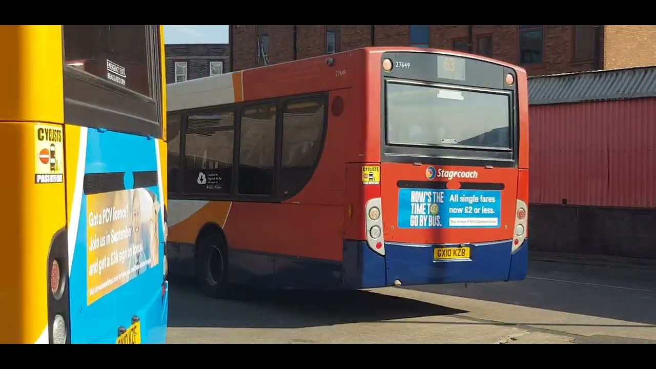 Here is the stagecoach bus 27649 on the number 63 in Guildford Saturday ...